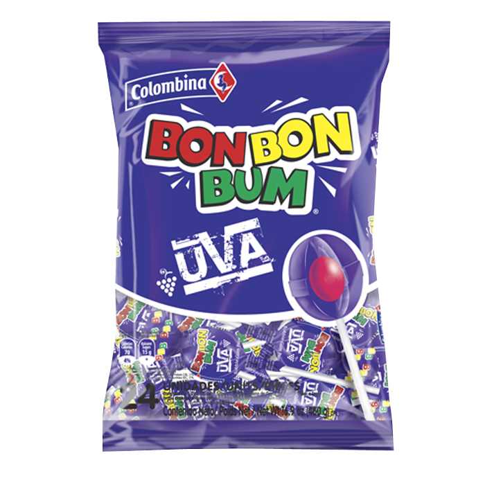 SweetSoul | Comprar LOLLY POPS BON BON BUM COLOMBINA, 24UNDS online